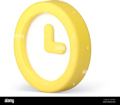 Time Stopwatch Chronometer Yellow Deadline Checking Alarm Clock Badge