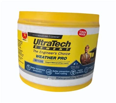 Weather Pro Wp200 Ultratech Waterproofing Chemical Packaging Size