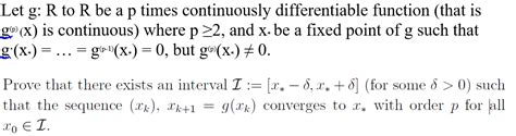solved let g r to r be a p times continuously