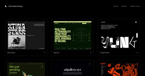 Dark Mode Design Landing Page Inspiration Landing Gallery