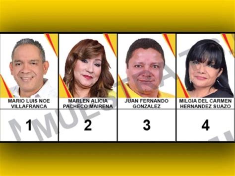 Listado Completo De Los Candidatos A Diputados Por Francisco Morazán