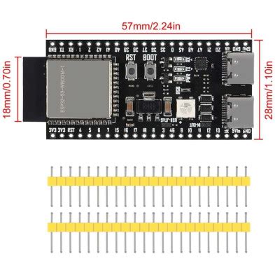Esp S Devkitc M N R Wroom Wifi Bluetooth Usb C Dual
