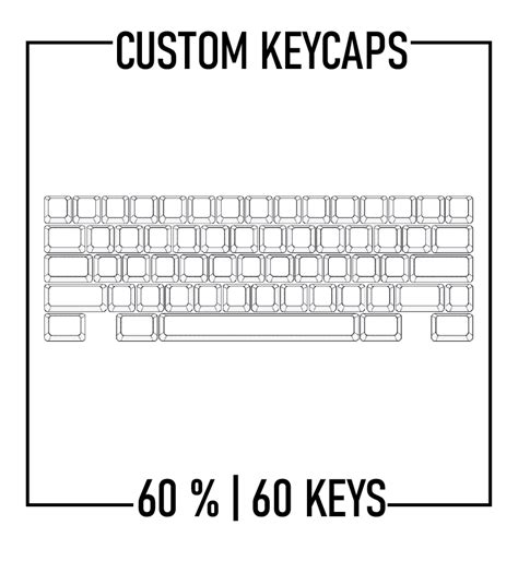 60 Keyboard Custom Keycaps Ansi 60 Keys Goblintechkeys