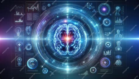 premium photo a highly detailed futuristic visualization of brain
