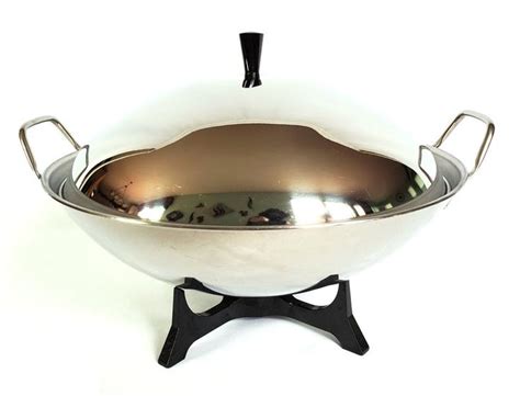 Farberware 303A Stainless Steel Electric Wok 14 Inch Complete Etsy