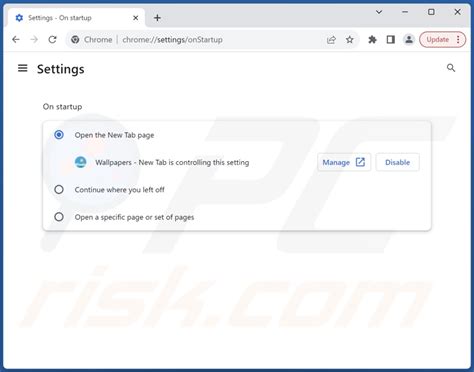 Wallpapers New Tab Browser Hijacker Simple Removal Instructions