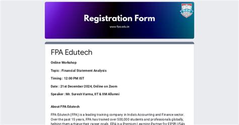 Zaheer A Sayed Acca On Linkedin Fpa Edutech