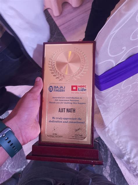 Ajit Kumar Nath On Linkedin Thnks Bajaj Finserv Hdfc Life
