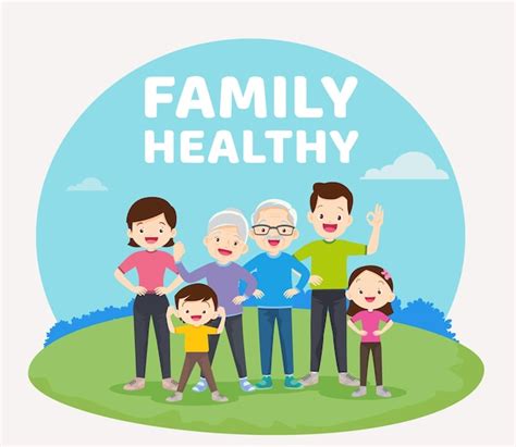 Familia Haciendo Ejercicio Juntos Familia Feliz Haciendo Ejercicio
