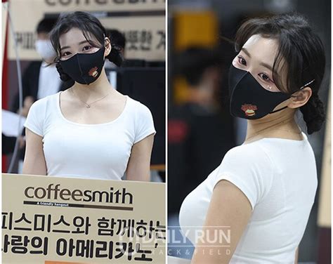 스포키 무용 전공 치어리더 조예린 커피스미스와 함께하는 사랑의 아메리카노 캠페인 현장 현장 화보