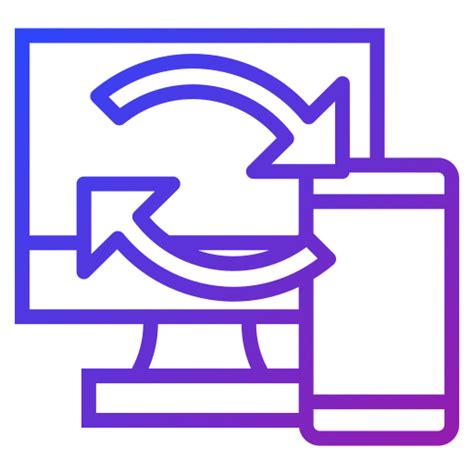 Synchronization Generic Gradient Icon