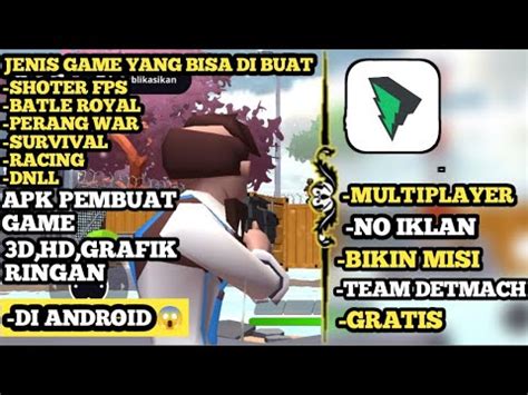 CARA MEMBUAT GAME SENDIRI DI ANDROID TERBARU YouTube