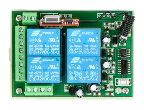 remote controller 12 24v dc 433 92mhz 4 botland robotic shop