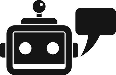 Chatbot Sms Icon Simple Style Royalty Free Vector Image