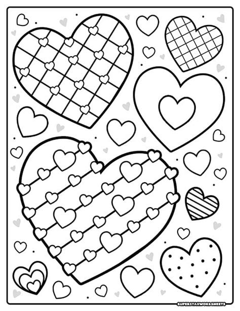Love Hearts Coloring Pages [2025]