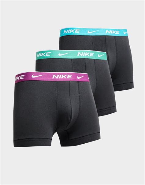 Black Nike 3 Pack Trunks Jd Sports Nz