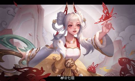 七琨 Mythmaker Gwen League Of Legends Poster Lol League Of Legends