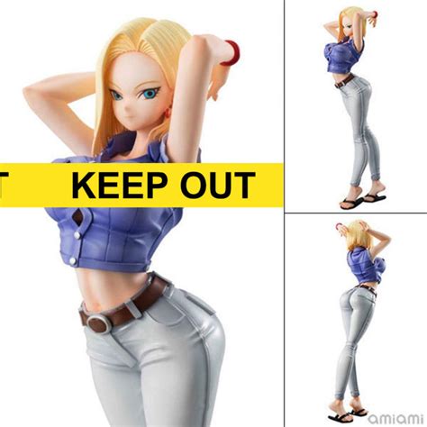 Figure ฟกเกอร Dragon Ball Z ดรากอนบอลแซต Android 18 Lazuli หมายเลข