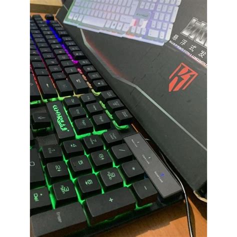 Jual GAMING KEYBOARD WARWOLF K1 - Ice Saber Wolf Semi Mechanical ...