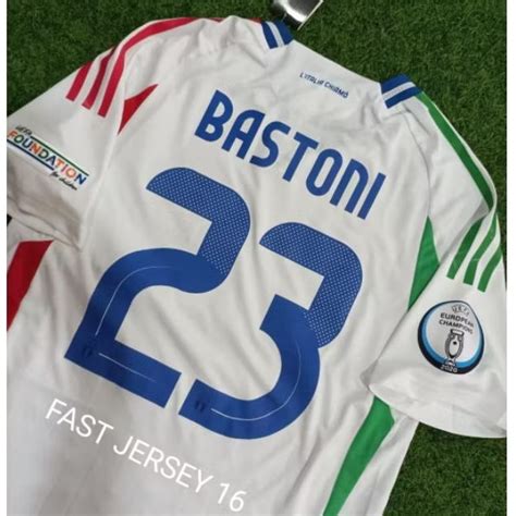 Jual Jersey ITALIA ITALI Away EURO 2024 NAMESET FULL PATCH Grade Ori