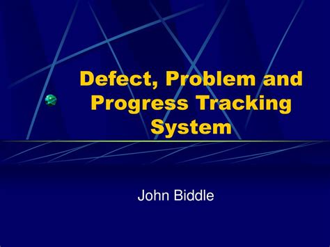 PPT Defect Problem And Progress Tracking System PowerPoint Presentation ID