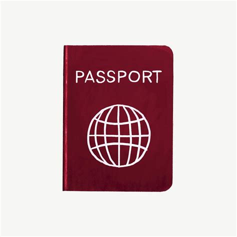Red Passport Travel Collage Element Premium Psd Rawpixel