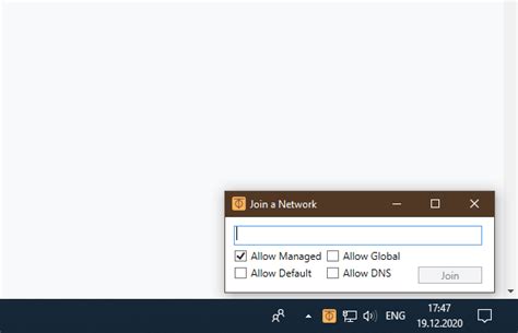 Vpn Zerotier Connection · Clover