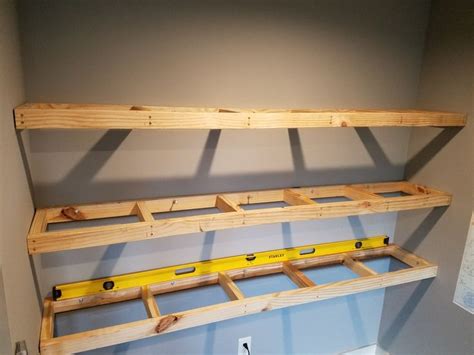 Floating Shelf Framing For Our Homeschool Room Floating Shelves