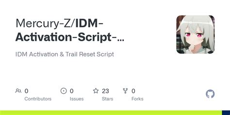Idm Activation Script Chineseiascmd At Main · Mercury Zidm