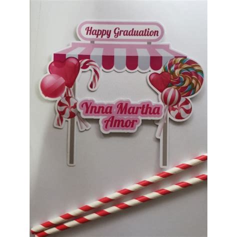 Candy Store Theme Cake Topper Shopee Philippines