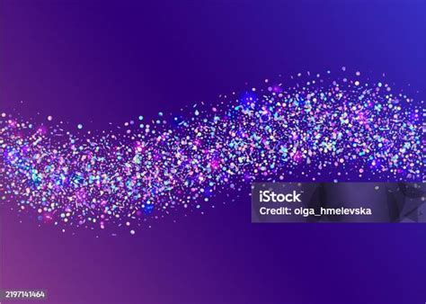 홀로그램 배경입니다 생일 축하합니다 떨어지는 리본 블루 라이트 뱀 3d 개념 페스티브 스파클 무지개 빛깔의 반짝이 모던한 디자인 보라색 홀로그램 배경 떨어짐에 대한 스톡