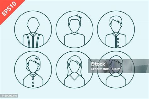 손으로 그린 사용자 프로필 Ux 벡터 페르소나 아바타 디자인 벡터 평면 고립 된 그림 남자에 대한 스톡 벡터 아트 및 기타 이미지 남자 디자인 로고 Istock