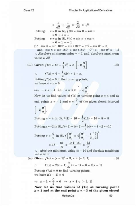 Ncert Solutions For Class 12 Maths Chapter 6 Exercise 65 Mathongo