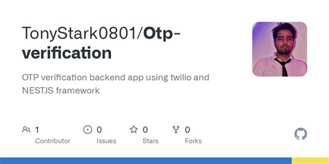 GitHub TonyStark0801 Otp Verification OTP Verification Backend App