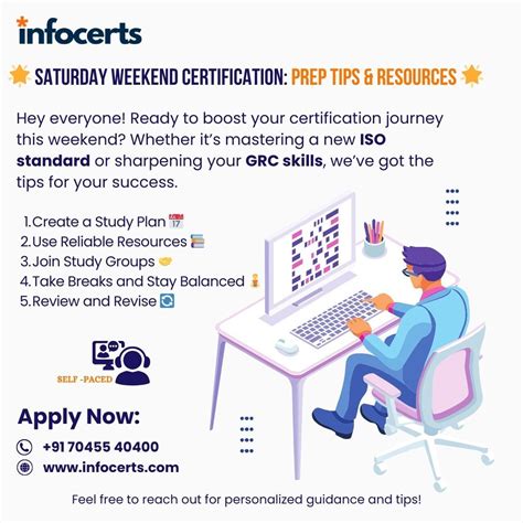 Infocerts Cybersecurity And Grc Certifications On Linkedin 🌟 Saturday Weekend Certification Prep