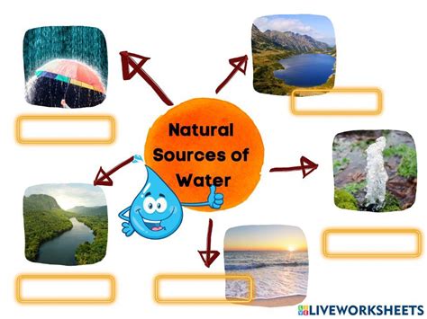 Science Y2 Natural Sources Of Water Worksheet Live Worksheets
