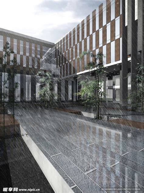 建筑效果图设计图效果图环境设计设计图库昵图网