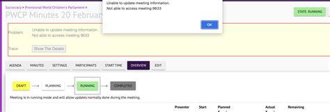 Trouble When Trying To Complete A Meeting · Issue 609 · Agileprocognoscenti · Github