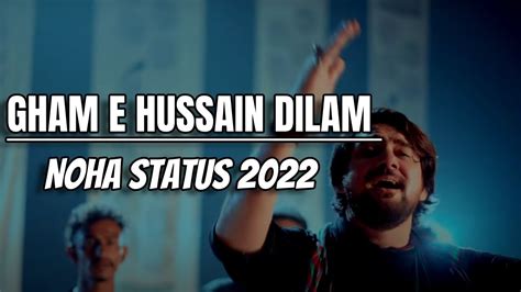 Gham E Hussain Dilam Farhan Ali Waris Noha Status 2022 1444 Youtube