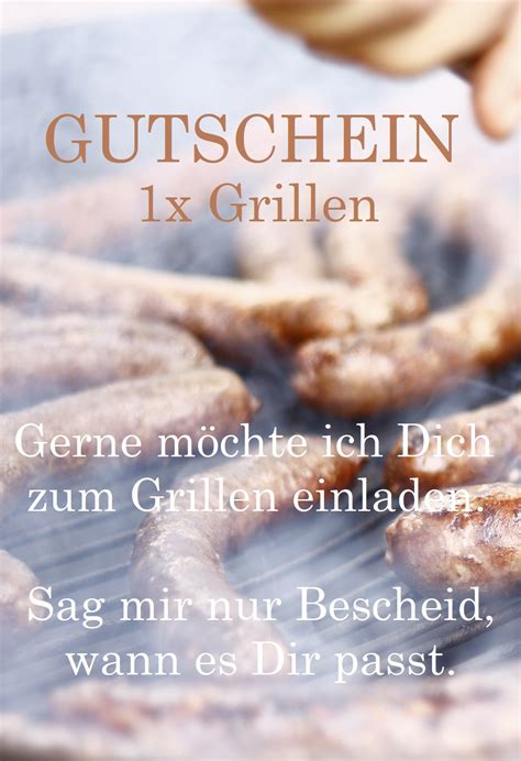 Grillen Vorlage Mit Text 8 Gutscheinspruch De