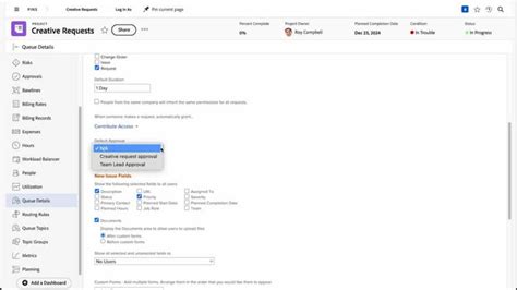 Apply An Issue Approval Process In A Request Queue Adobe Workfront