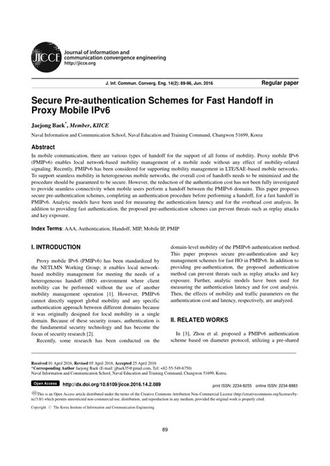 Pdf Secure Pre Authentication Schemes For Fast Handoff In Proxy Mobile Ipv6