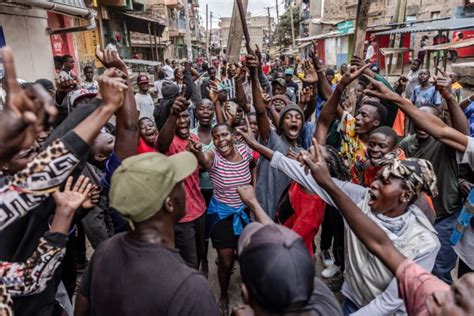 Several Injured In Kenya As Protesters Clash With Security Forces