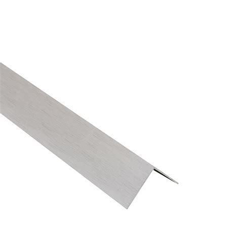 Cornière Aluminium Anodisé Argent Mat Standers H30 X L30 X Ep1 Mm