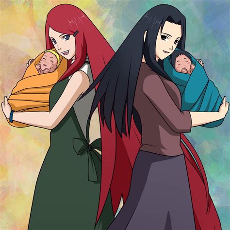 Mikoto Uchiha And Kushina Uzumaki By Johanfaustv On D