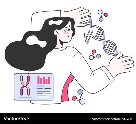 Genetic Engineering Innovative Medicine Royalty Free Vector