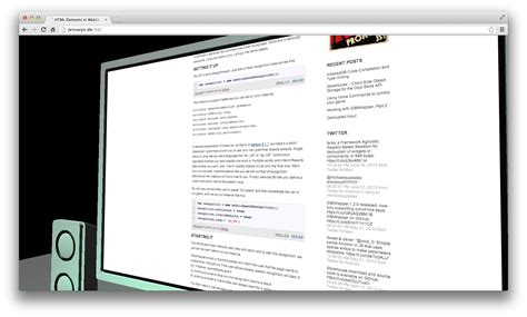 Html Elements In Webgl Recursion Jens Arps