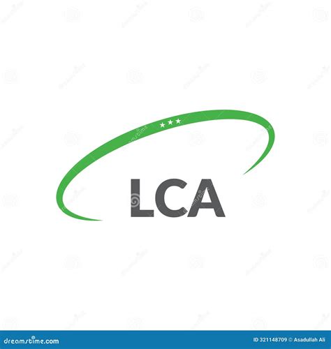 Lca Letter Logo Design On White Background Creative Modern Lca Letter Logo Design Vector