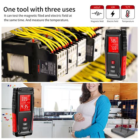 Buy Emf Tester Electromagnetic Radiation Detector Rechargeable