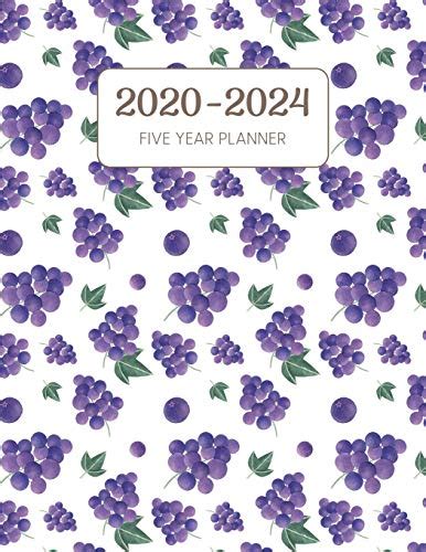 2020 2024 Five Year Planner Monthly Agenda And Schedule With Us Holidays